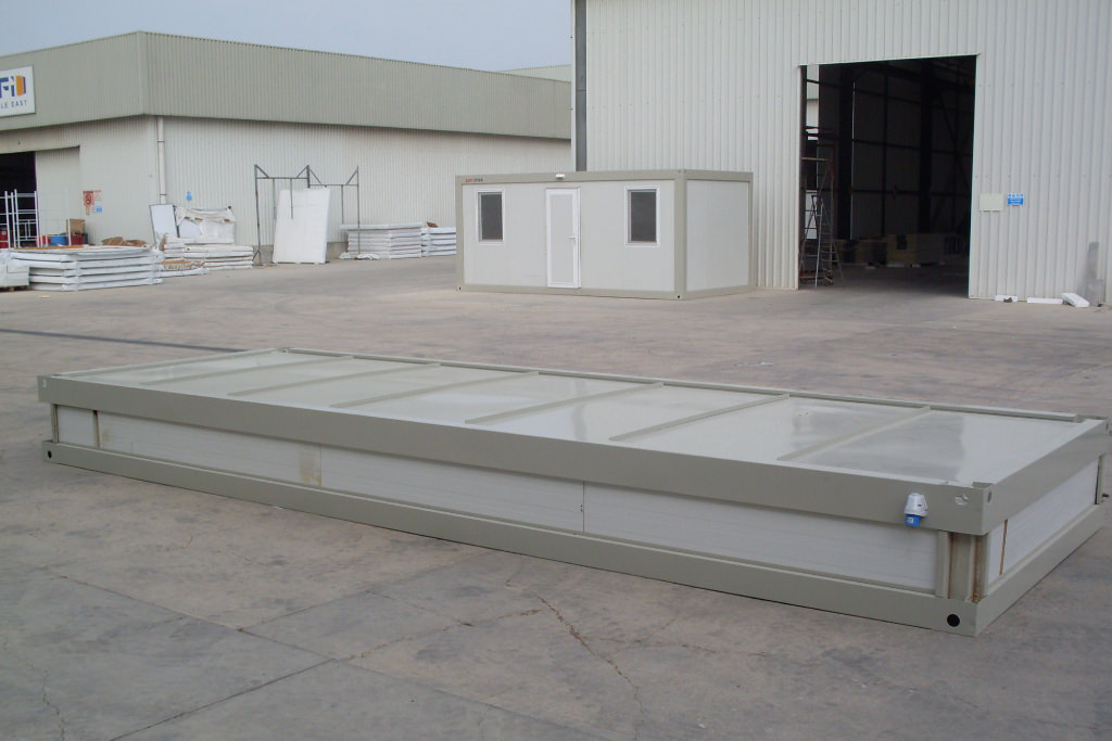 FLATPACKED MODULAR DEMOUNTABLE CONTAINERS. Teknikcon Living Containers